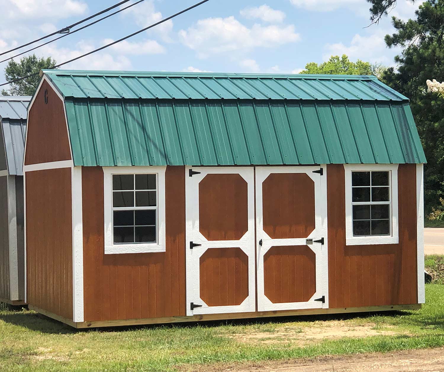 Graceland Side Lofted Barn | Portable barn for sale at Bayou Outdoors